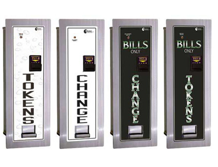 Bill Changers, Credit Card, Token and Ticket Dispensing Machines Rear ...