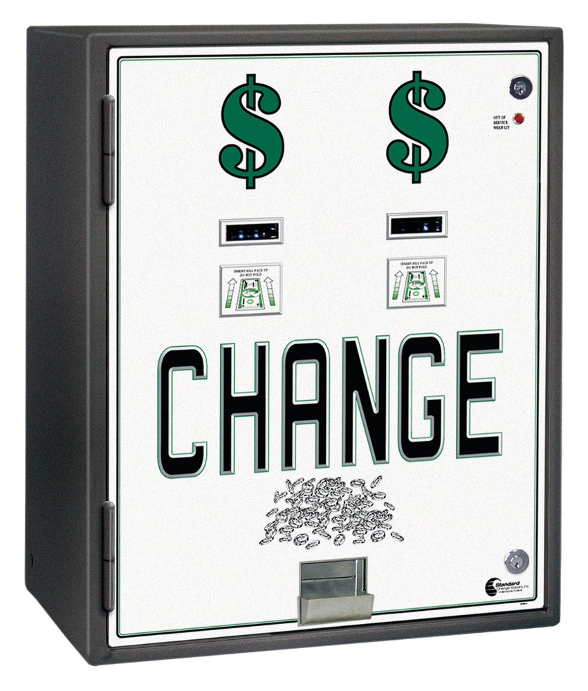MC-840-DA Standard Change Maker- Dual Bill to Coin Changer / Built in ...